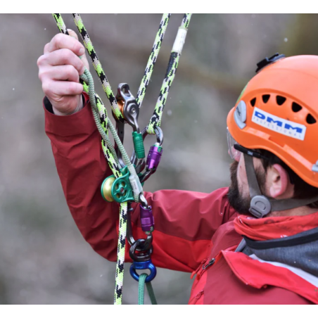 TRIPLE ATTACHMENT PULLEY HITCHCLIMBER (RED OR MATT GREY)